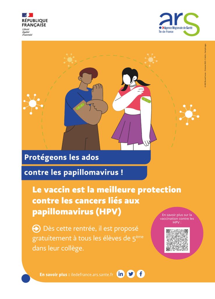 HPV: lancement de la campagne de vaccination dans les collèges - Ville ...