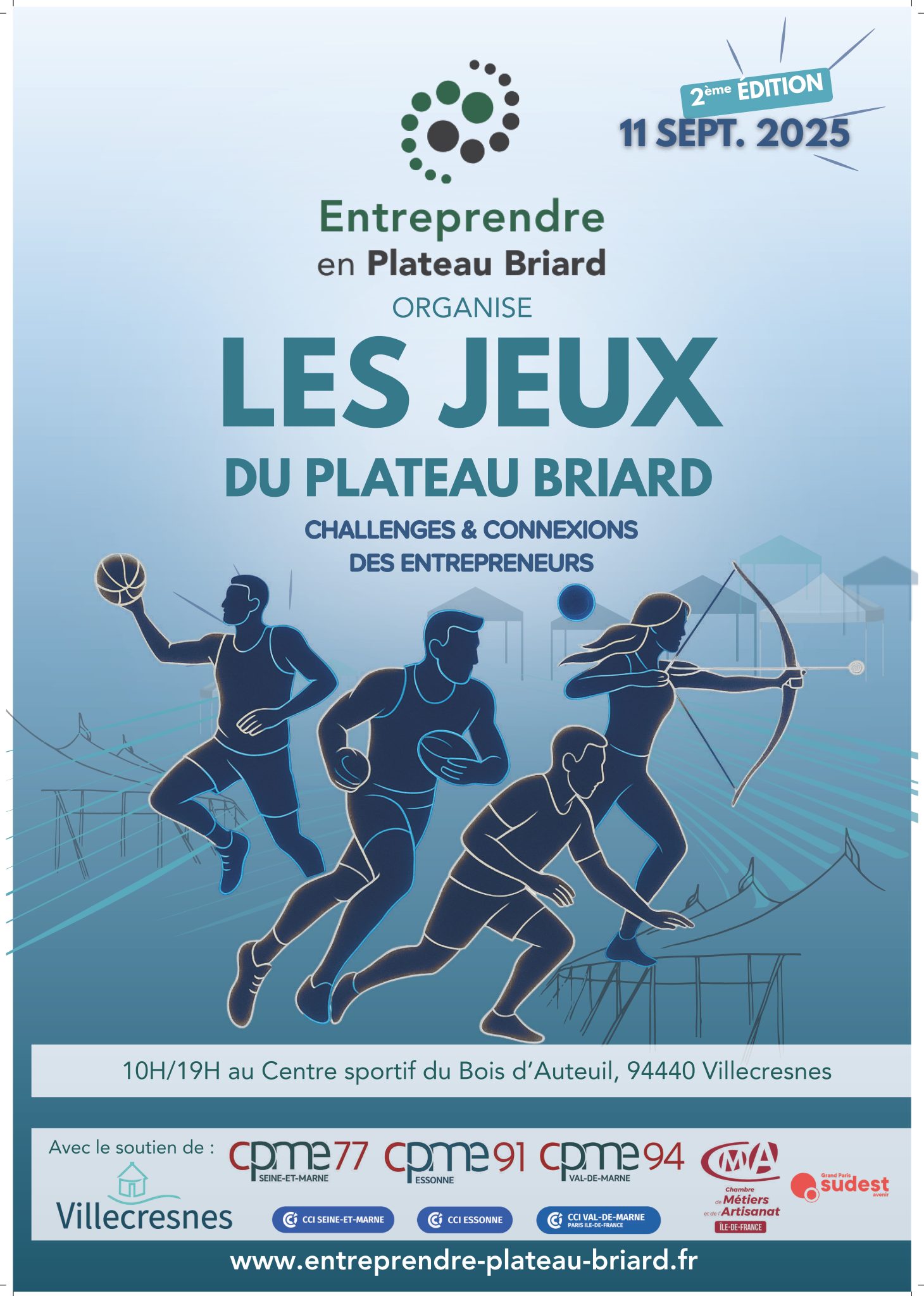 Les Jeux du Plateau Briard – 2ᵉ édition - Ville de Mandres les Roses